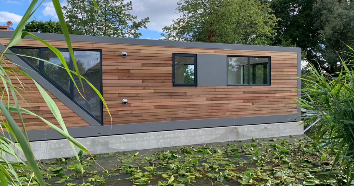 Cladding | Bluefield Houseboats