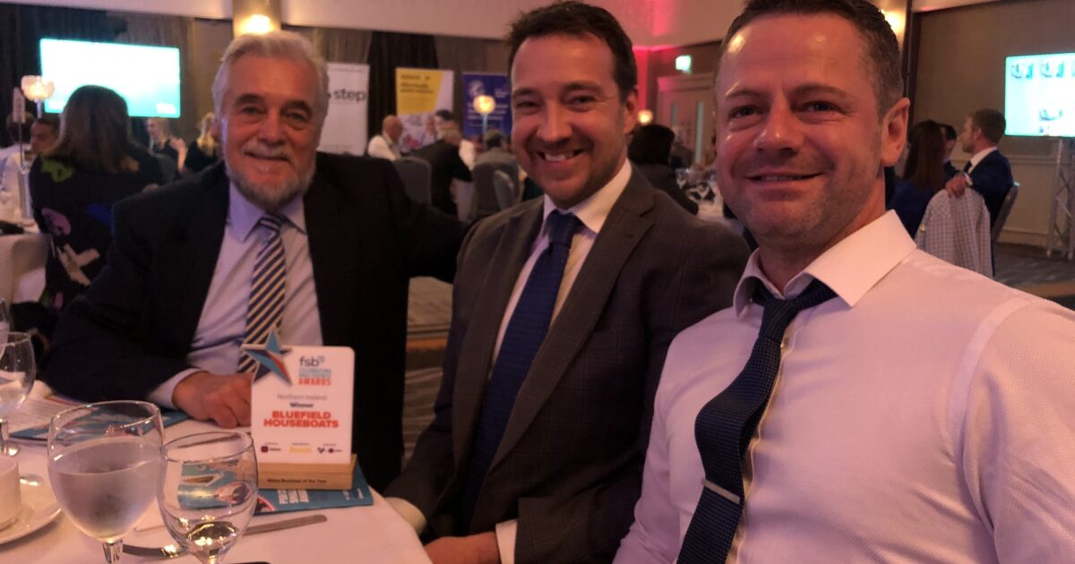 FSB Northern Ireland Award Winner | Bluefield Houseboats